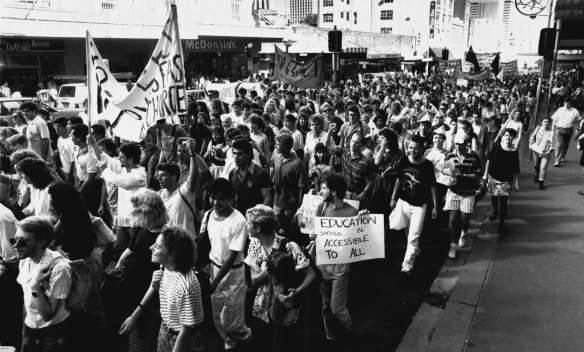 From the Archives, 1988: Students take to the streets over fees