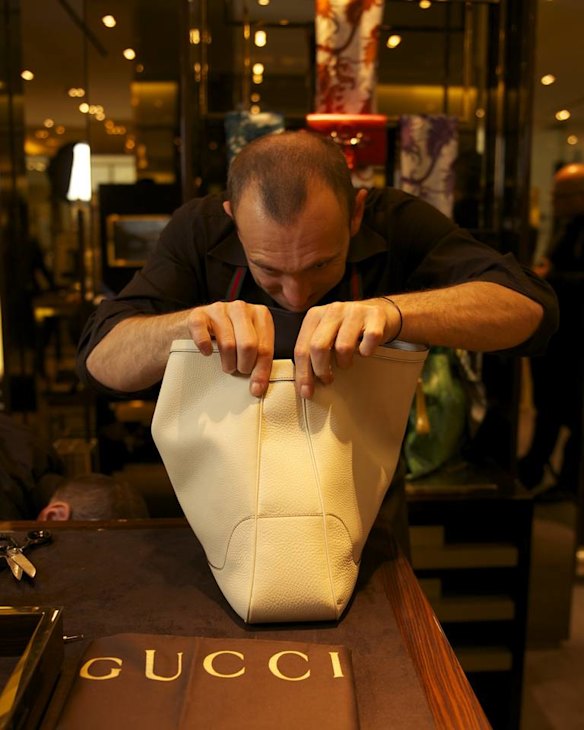 Gucci artisans at Chadstone