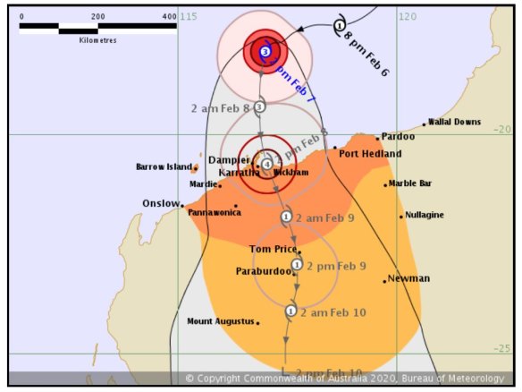 WA's Pilbara region battens down as Cyclone Damien gathers steam