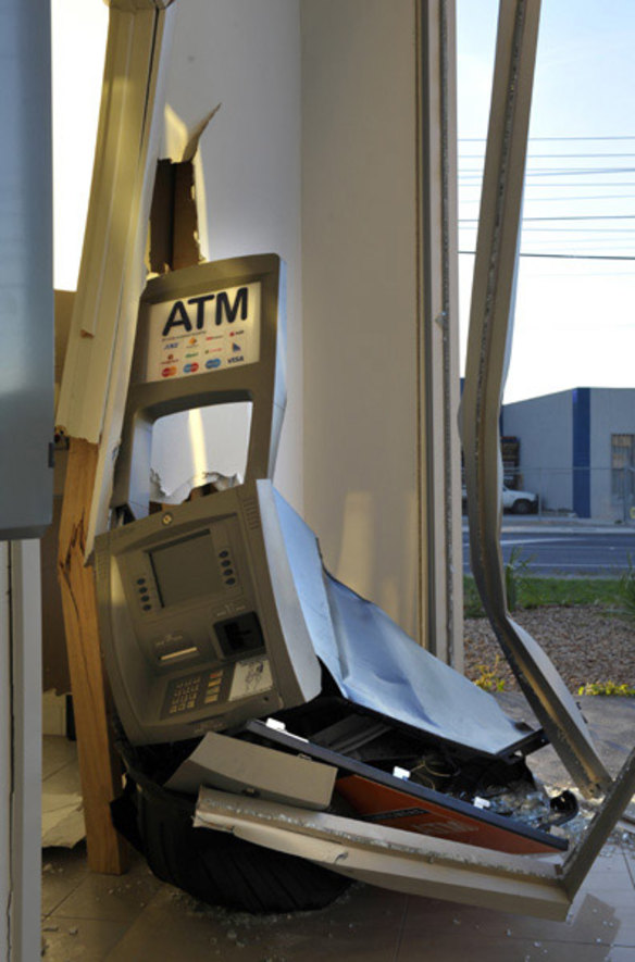 ATM ram raid