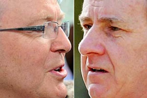 'Prima donna' Rudd doesn't mention the war