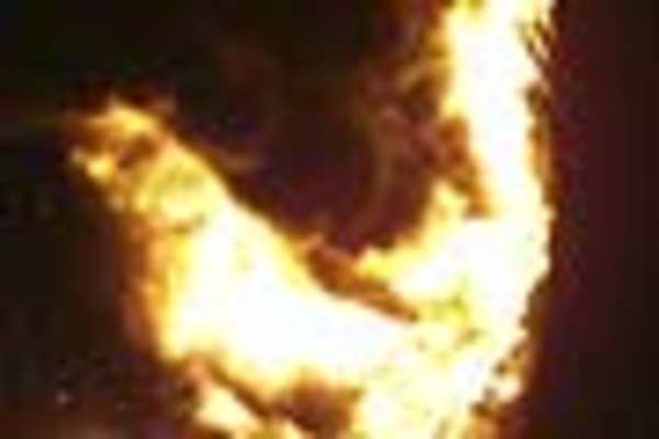 Touchdown Jesus torched by lightning