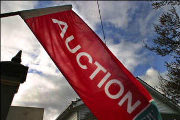 Auction rates signal boom at hand