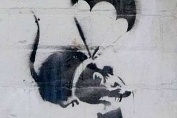 Another Banksy painting destroyed