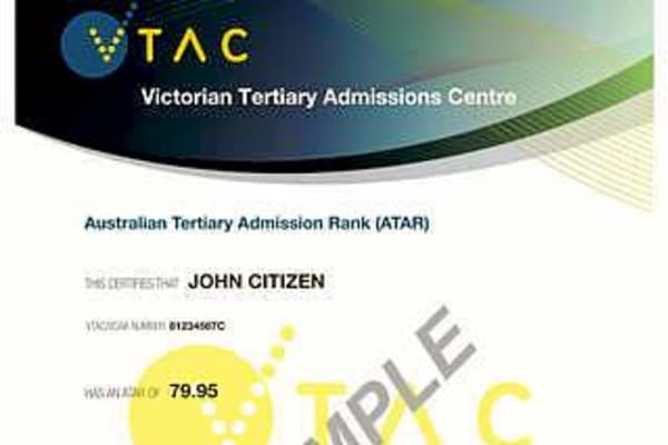 How is the ATAR calculated?