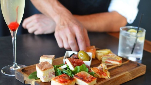 Italian happy hour means a lot of fine cuisine