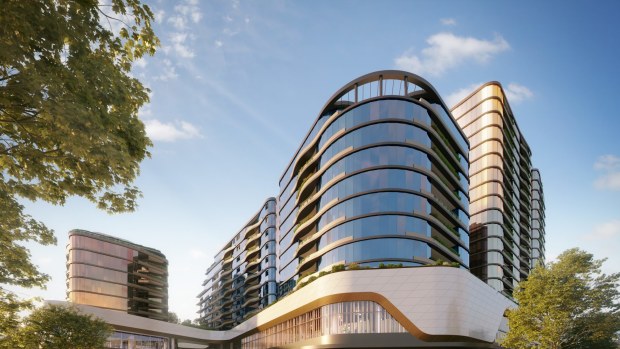 Jeff Xu builds in the air above Vicinity's The Glen