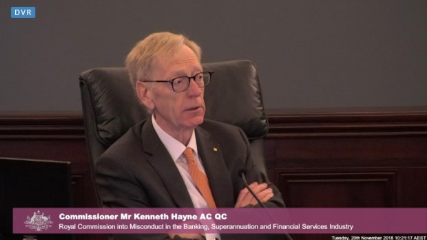 Banking royal commissioner Kenneth Hayne holds AMP's fate in his hands