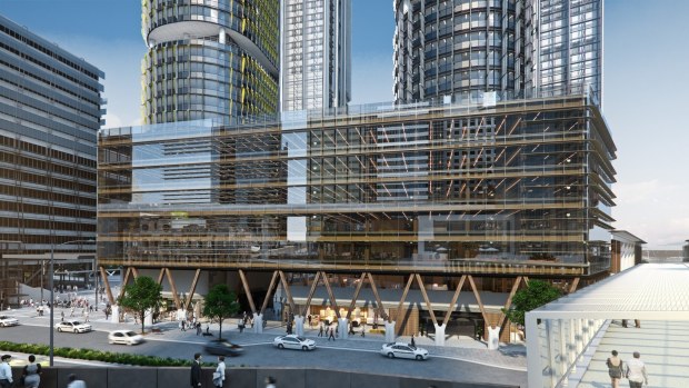 Lendlease builds 'poetic' Barangaroo office from timber