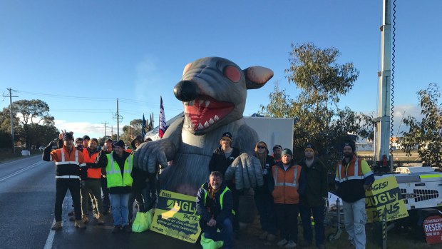 Scabby the Rat deflated by coal union concession