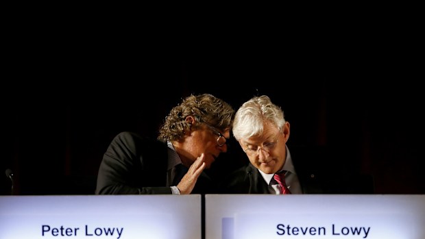 Westfield's Steven and Peter Lowy's trans-Pacific dash