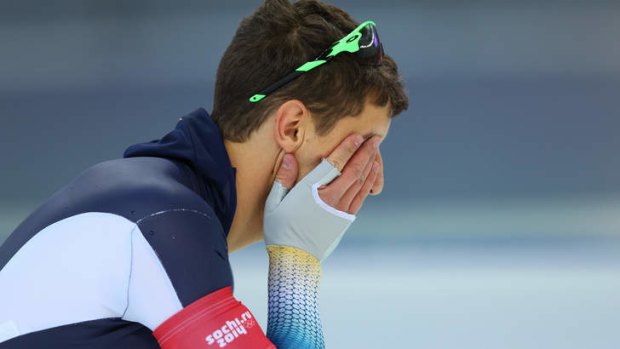 Sochi Winter Olympics: Aussie speed skater Daniel Greig suffers ...
