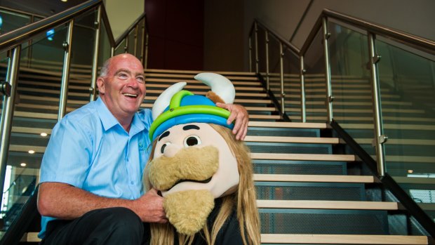 NRL: Canberra Raiders mascot Victor the Viking recovers from heart attack