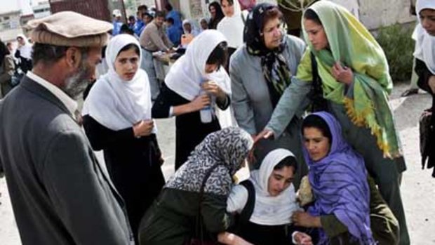 Afghan girls schools hit by poison gas