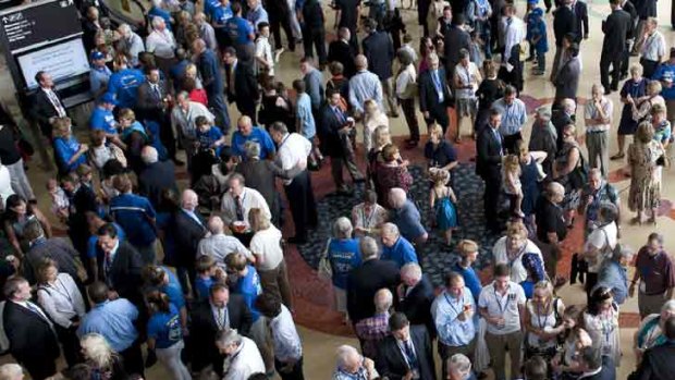 Newman's family pitch at LNP launch