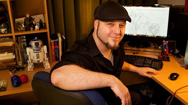 Playwright's career takes a comic turn