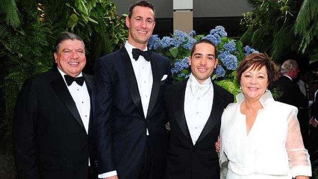 Grooms the best men at Symond nuptials