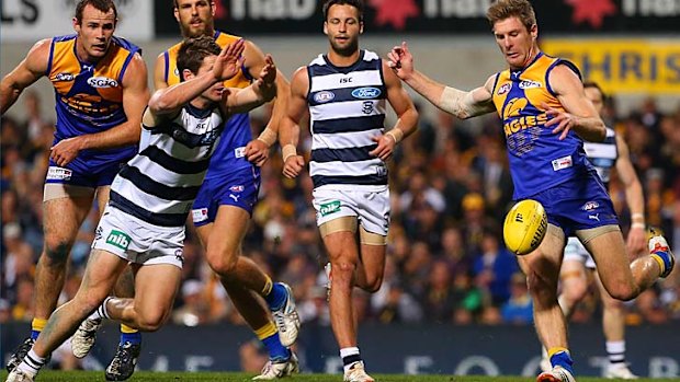 Live AFL, West Coast v Geelong