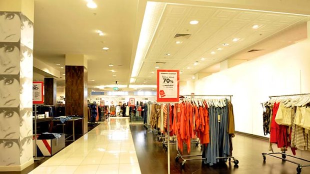 Department store discounts not enough to tempt jittery shoppers
