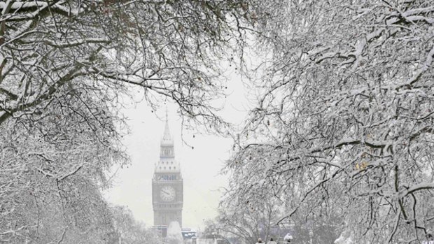 Freeze Britannia: blizzards bring London to a halt