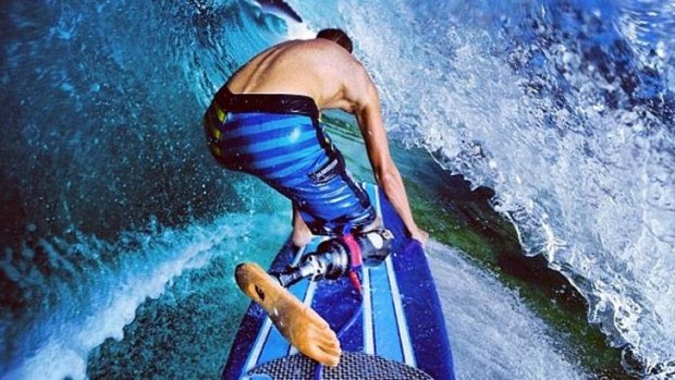 Shark attack survivor Mike Coots takes stunning surfing pictures