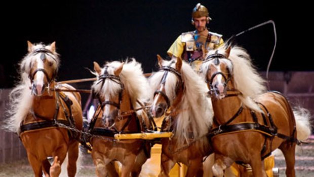 Ben Hur epic brought to life in arena spectacular
