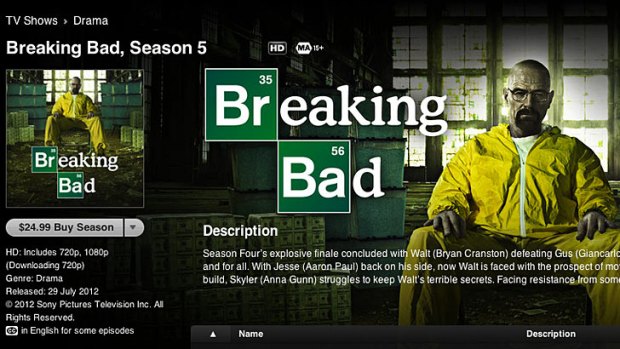 Breaking Bad fans repulsed by rotten Apple deal