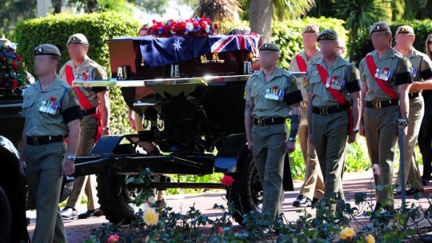 Full honours for fallen Digger