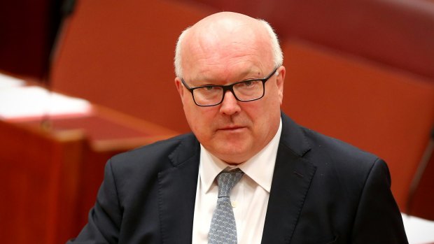 George Brandis tests the limits in stoush with Justin Gleeson