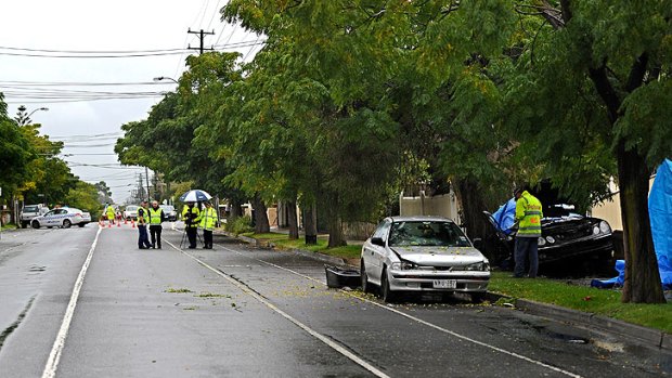 Fishtail link in fiery triple-fatal car crash