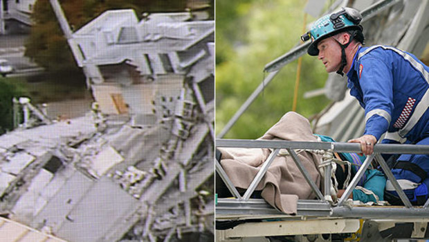 Trapped under her desk, then freed at last