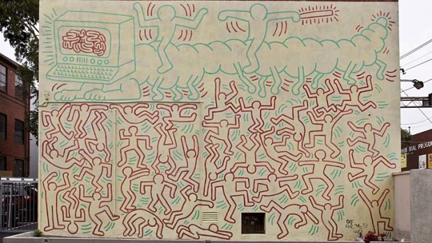 Historic outdoor mural by Keith Haring in Collingwood targeted by ...