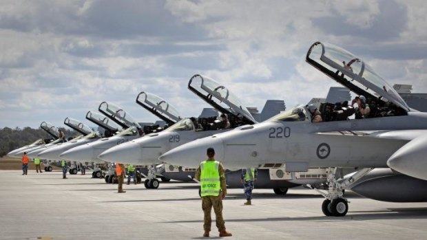 Australian fighter jets conduct first armed flights over Iraq