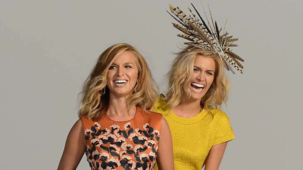 Tozzi sisters glad to see mum on fashion tour for Spring Racing Carnival