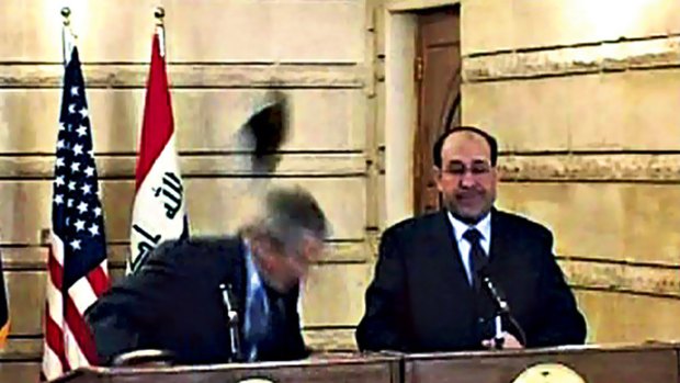 Bush's shoe-thrower set to leave prison as hero of the Arab world