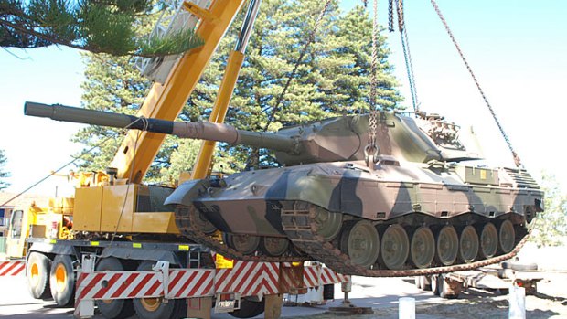 Leopard tank calls Esperance home