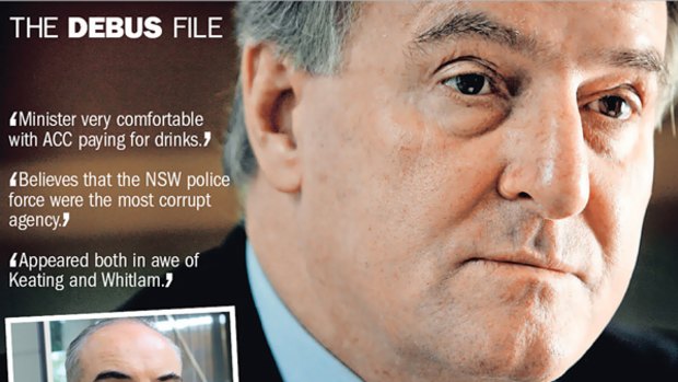 Secret file on minister