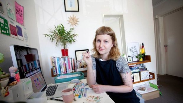 Illustrator Carla McRae's work in demand