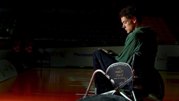 From a foreign field, a tribute to a fallen mate