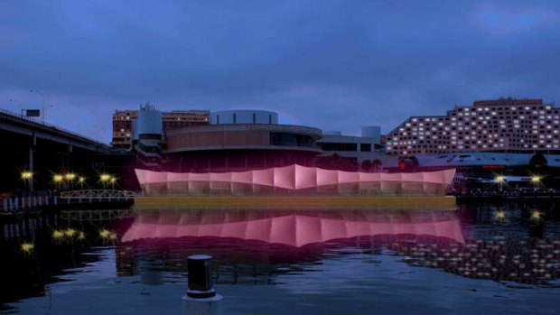 Darling Harbour floating pavilion to serve as entertainment venue
