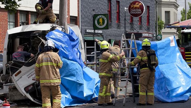 Street sweeper in fatal city crash