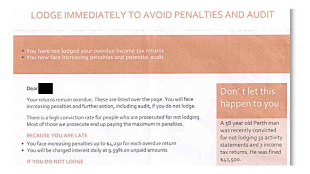 ATO accused of 'threatening' tardy taxpayers