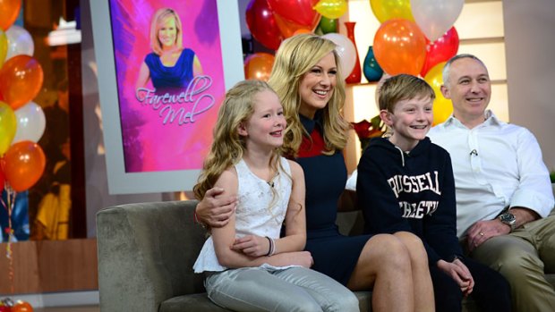 Melissa Doyle hands over her alarm clock in final Sunrise show