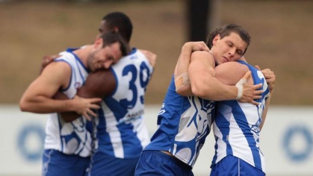 North Melbourne ruckman Daniel Currie's seven-year itch