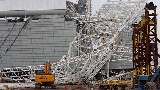 World Cup stadium setback after accident