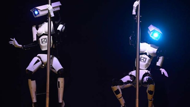 Pole-dancing robots and hands-free wizardry wow at CeBIT tech fair
