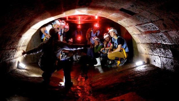History opens up to the public in rare tours of Sydney's Tank Stream