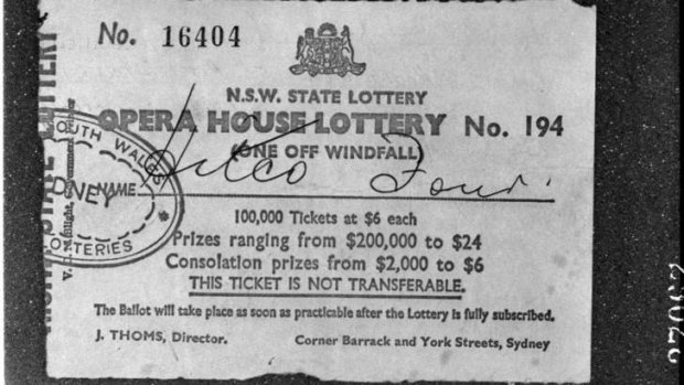 Scratchies to fund Opera House celebrations
