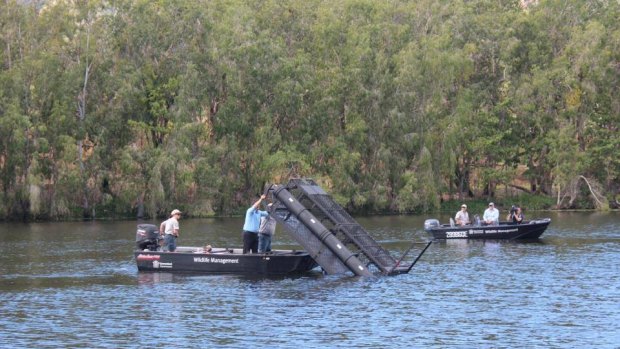 Flat pack croc trap tested in Queensland