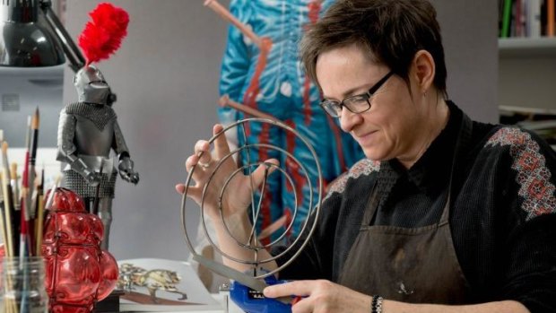 Melbourne artist Penny Byrne creates suit of armour out of hand-blown ...